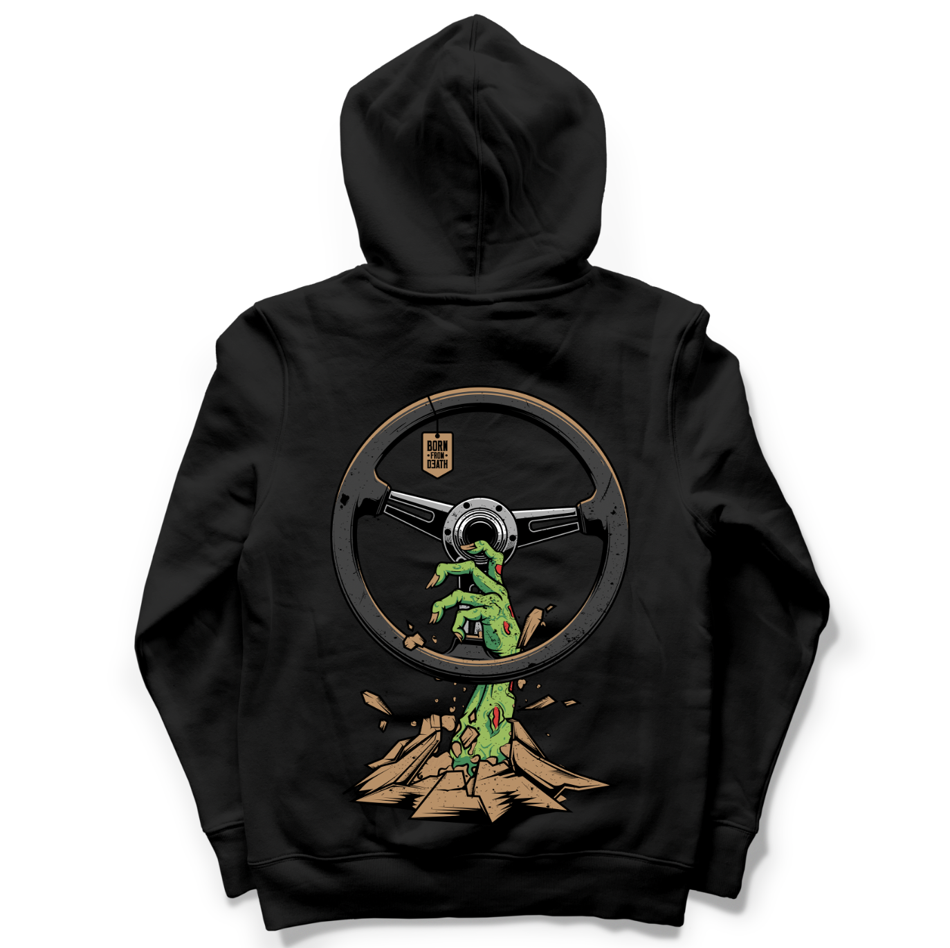 Born From Death 💀 Hoodie – StrictlyStatic